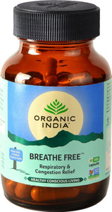 ORGANIC INDIA Breathe Free 60 Capsules Bottle Price in India - Buy ...