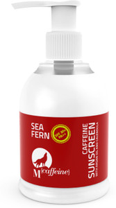 mCaffeine Sunscreen - SPF 50 PA++ Sea Ferns UV Sunscreen Lotion For Men ...
