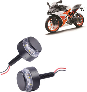 KANDID Bike Turn Signal Grip Side Indicator Handle Bar Weight Light/LED ...