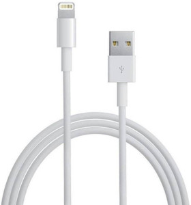 breel Lightning Cable 1 m Fast lightning USB Data Charging Cable (White ...