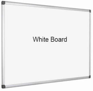 JUSTO Non Magnetic Regular 2x2 Feet Non Megnatic Dry Erase White Marker ...