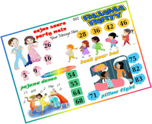 PartyStuff Pajama Party kukuba 2 - Designer Kukuba in Tambola Housie ...