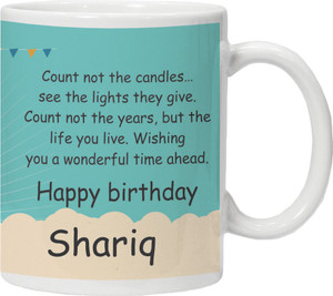 KRSTrends Happy Birthday Shariq Ceramic Coffee Mug Price in India - Buy ...