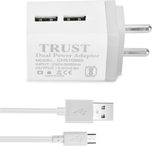 TrUST 2.8 A Wall Charger for Mobile with Detachable Cable - TrUST ...