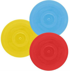Imstar Multi-Color Flying Disc Frisbee (Pack of 3) Frisbie & Boomerang ...