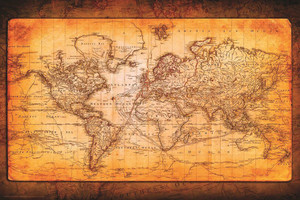 POWORLD MAP Paper Print - Abstract posters in India - Buy art, film ...