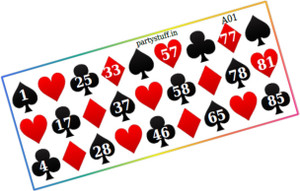 PartyStuff Classic Playing Cards Box - Designer Tambola in Tambola ...