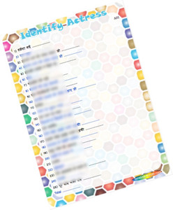 PartyStuff Identify Actress - Clues and Answers in Paper Games (12 ...