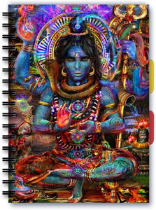 Posterskart Psychedelic Shiva Art Notebook A5 Ruled A5 Notebook Ruled ...