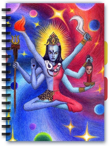 Posterskart Lord Shiva Kali Notebook A5 Ruled A5 Notebook Ruled 200 ...