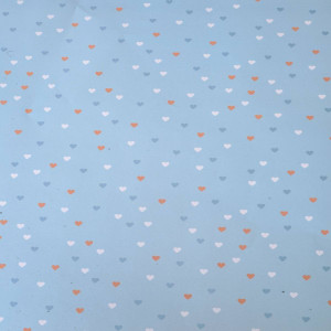 Paper Pep Hearts Designed Wrapping Paper, Size:LB(inch)- 30x21 Print ...