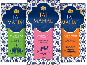 Taj Mahal Premium Gift Collection Lemon Grass, Spices, Mint, Cardamom ...