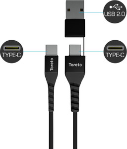 Toreto USB Type C Cable 2 A 1 m TOR-830 - Toreto : Flipkart.com