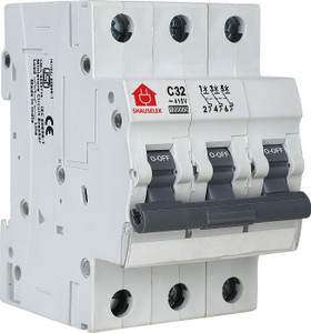 SHAUSELEK MCB Triple Pole and Nutral (TPN) 40A C Curve MTPN40C MCB ...