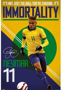 Neymar (Immortality) Maxi Paper Print - Abstract posters in India - Buy ...