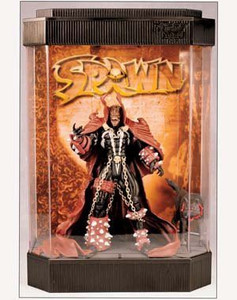 McFARLANE BURNT SPAWN COLLECTOR'S EDITION IN ACRYLIC CASE ACTION FIGURE ...