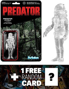 Predator Clear Masked : Funko ReAction x Action Figure + 1 FREE Classic ...