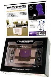 TAKARA TOMY Transformers Japanese Music Label Soundblaster MP3 Player ...