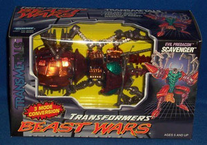 TRANSFORMERS Beast Wars Transmetals SCAVENGER Fire Ant Action Figure ...