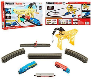 Jakks Pacific Power Trains 2.0 STARTER SET 23pc - Port Cargo Loader ...