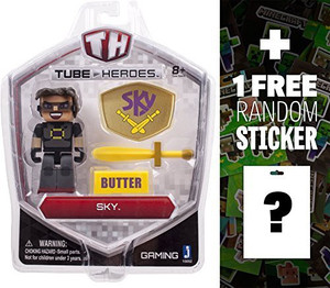 Tube Heroes Sky: Mini Action Figure Series + 1 FREE Official Minecraft ...