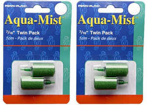 Penn-Plax AS6T Aqua-Mist Twin Pack (1 Cm) (Pack of 2) Aquarium Air ...