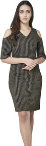 AND Women A-line Multicolor Above Knee/Mid Thigh Length Dress - Buy ...