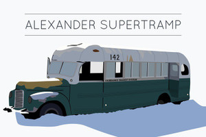 Alexander Supertramp Into The Wild | Wall Art Poster Fine Art Print ...