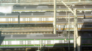 Athah Anime Your Name. Kimi No Na Wa. Train 13*19 inches Wall Poster ...