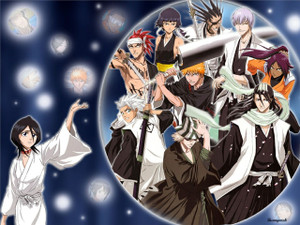 Athah Anime Bleach Rukia Kuchiki Soifon Kenpachi Zaraki Gin Ichimaru ...