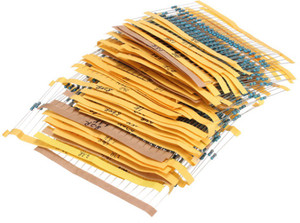 KitsGuru 150 Pcs 30 Values Assorted 1/4W Mix Resistor Pack Fixed ...