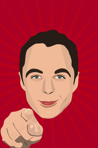 Sheldon Cooper Big Bang Theory Minimal | Wall Art Poster Fine Art Print ...