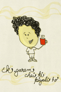 Garam Chai Artwork Poster Fine Art Print - Art & Paintings posters in ...