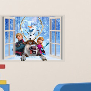 Happy Walls Animation & Cartoons Multicolor Wallpaper Price in India ...