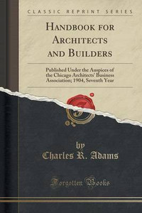 Handbook for Architects and Builders: Buy Handbook for Architects and ...