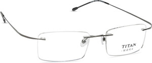 Titan Rimless Rectangle Frame Price in India - Buy Titan Rimless ...