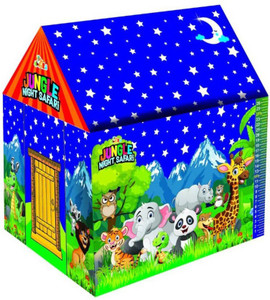 Hobo Land Jungle Night Safari LED Tent House With Height Chart - Jungle ...