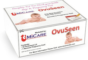 MiCareindia Ovuseen 10X1 Test Digital Ovulation Kit Price in India ...