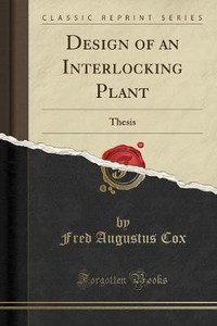 Design of an Interlocking Plant: Buy Design of an Interlocking Plant by ...