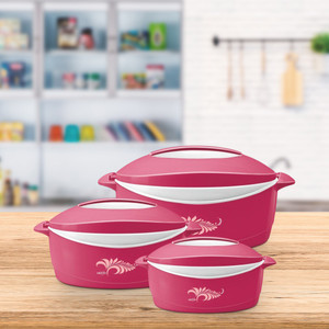 MILTON Delight Pack of 3 Thermoware Casserole Set Price in India - Buy ...