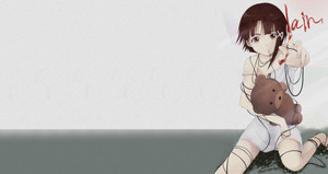 Athah Anime Serial Experiments Lain Teddy Bear Lain Iwakura 13*19 ...