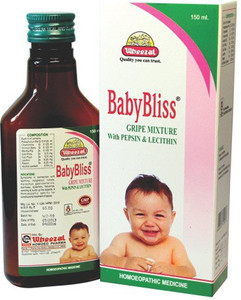 WHEEZAL Baby Bliss Gripe Mixture with Pepsinum & Lecithinum (Pack of ...