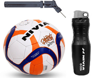 NIVIA Antrix Football With G2020 Sipper And Double action Pump Kit ...