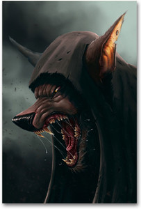 Wall Posters - Bloody Wolf - HD Quality Scary Posters Paper Print ...