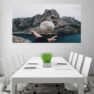 Floating Globe Poster Paper Print - Total Home posters - Art ...
