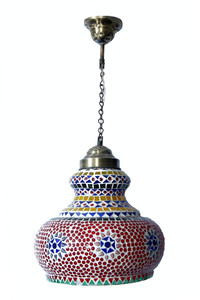 lite 69 Indian decorative handmade stylish modern mosaic glass hanging ...