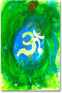 Wall Poster - Abstract Om - HD Quality Poster Paper Print - Religious ...