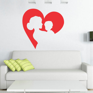 StickMe 50 cm Mother Child Love Wall Sticker - SM 186 Self Adhesive ...