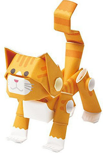 PIPEROID Animals Cats Orange Tabby - Paper Craft kit from Japan ...