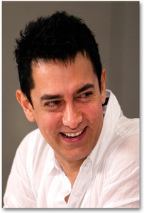 Bollywood Actors Wall Poster - Aamir Khan - Cute Smile - HD Quality ...